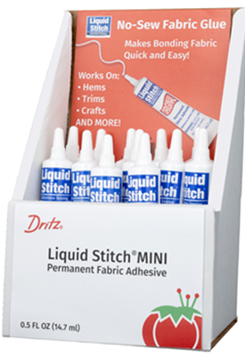 Liquid Stitch Permanent Fabric Adhesive, 0.5 fl. oz. Display — Prym ...
