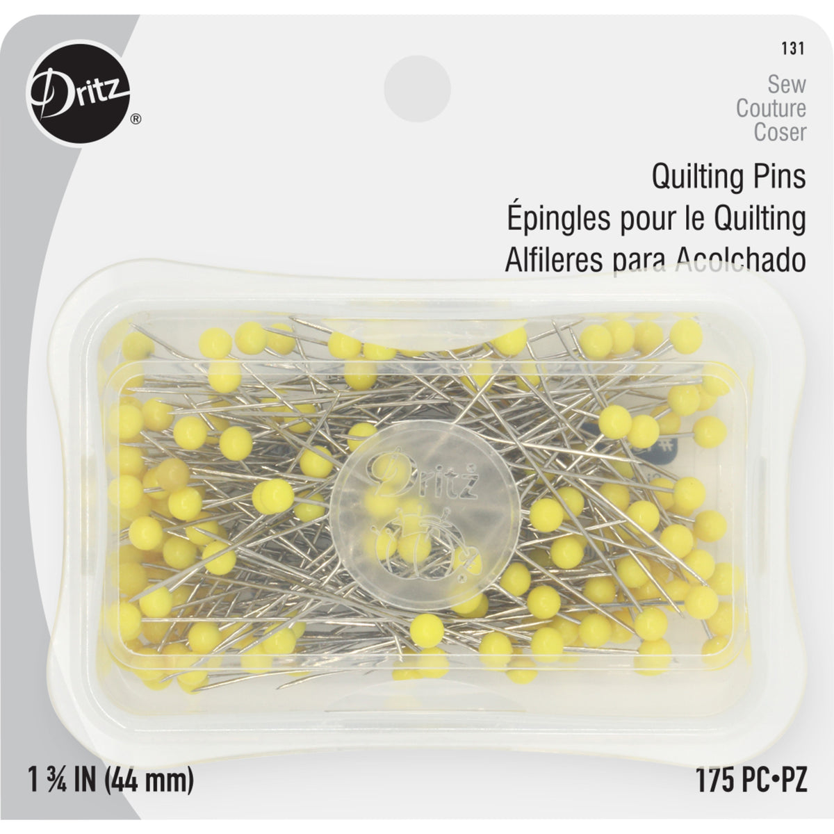 1-3/4" Quilting Pins, Yellow, 175 pc — Prym Consumer USA Inc.