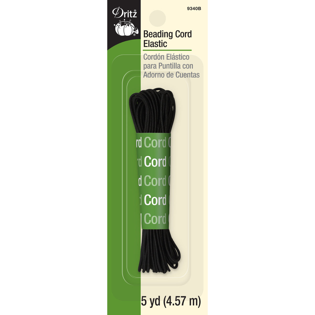 Beading Cord Elastic, Black, 5 yd — Prym Consumer USA Inc.