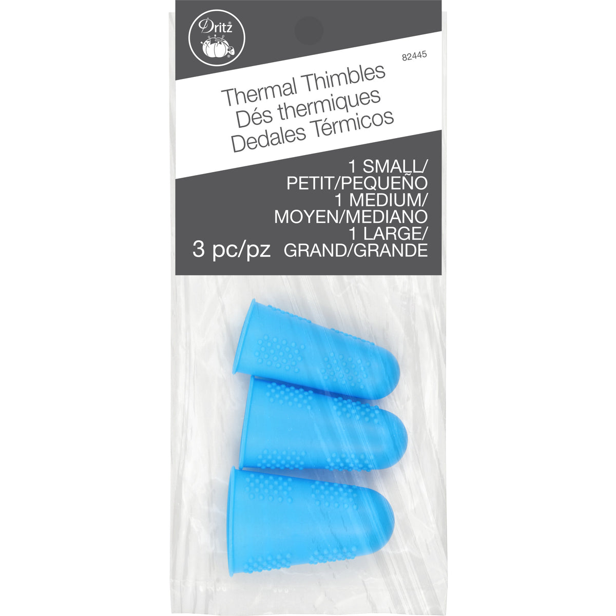 Thermal Thimbles, Assorted Sizes, 3 pc — Prym Consumer USA Inc.