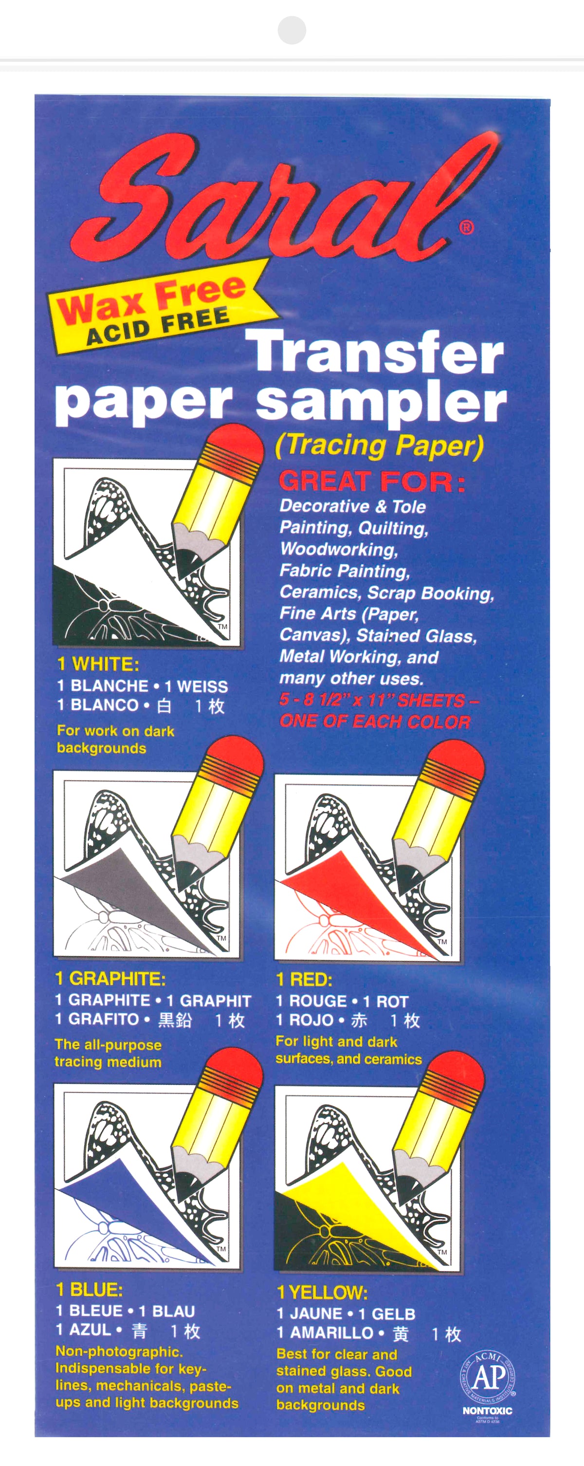 Saral Transfer Paper, Assorted — Prym Consumer USA Inc.