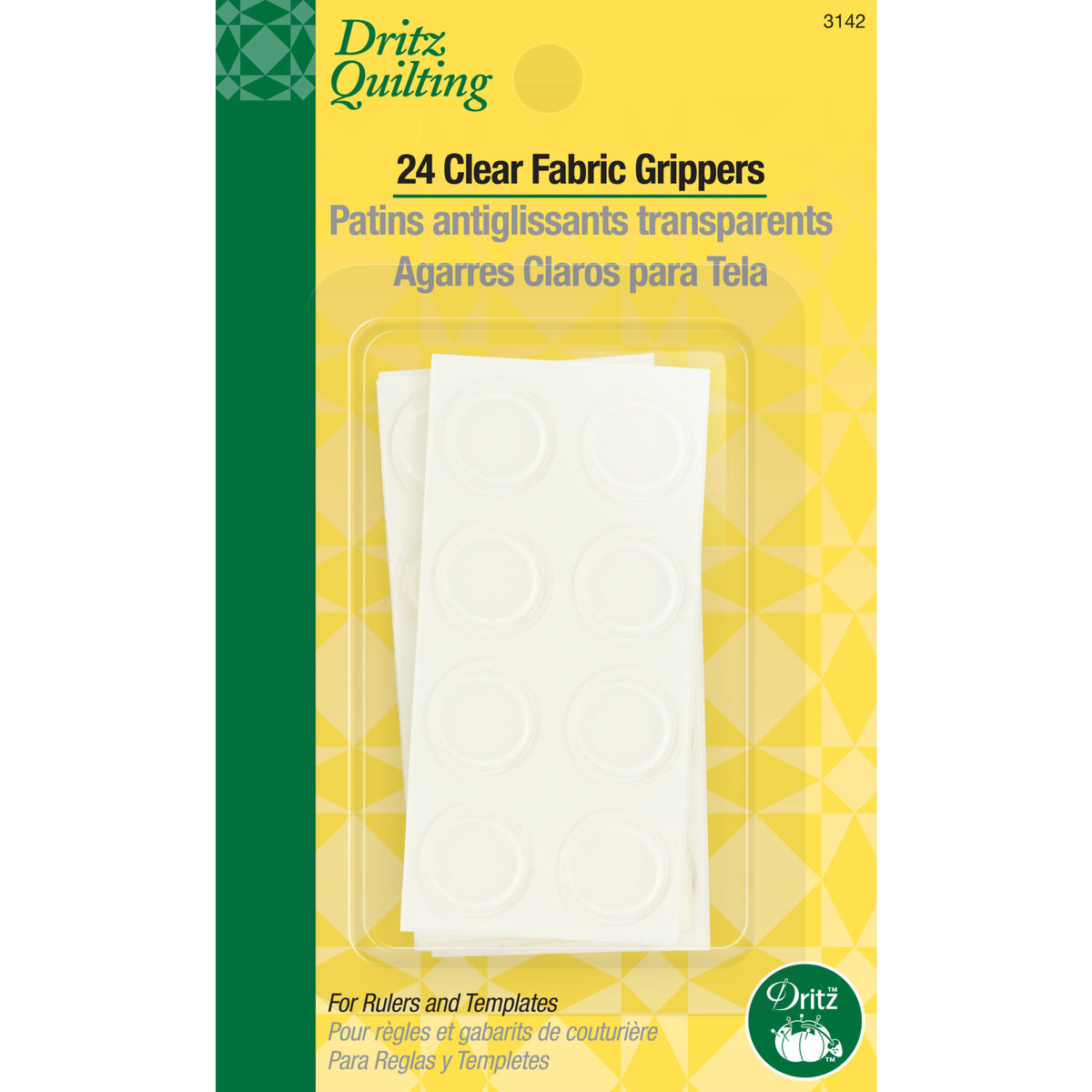 Clear Fabric Grippers, 24 pc — Prym Consumer USA Inc.