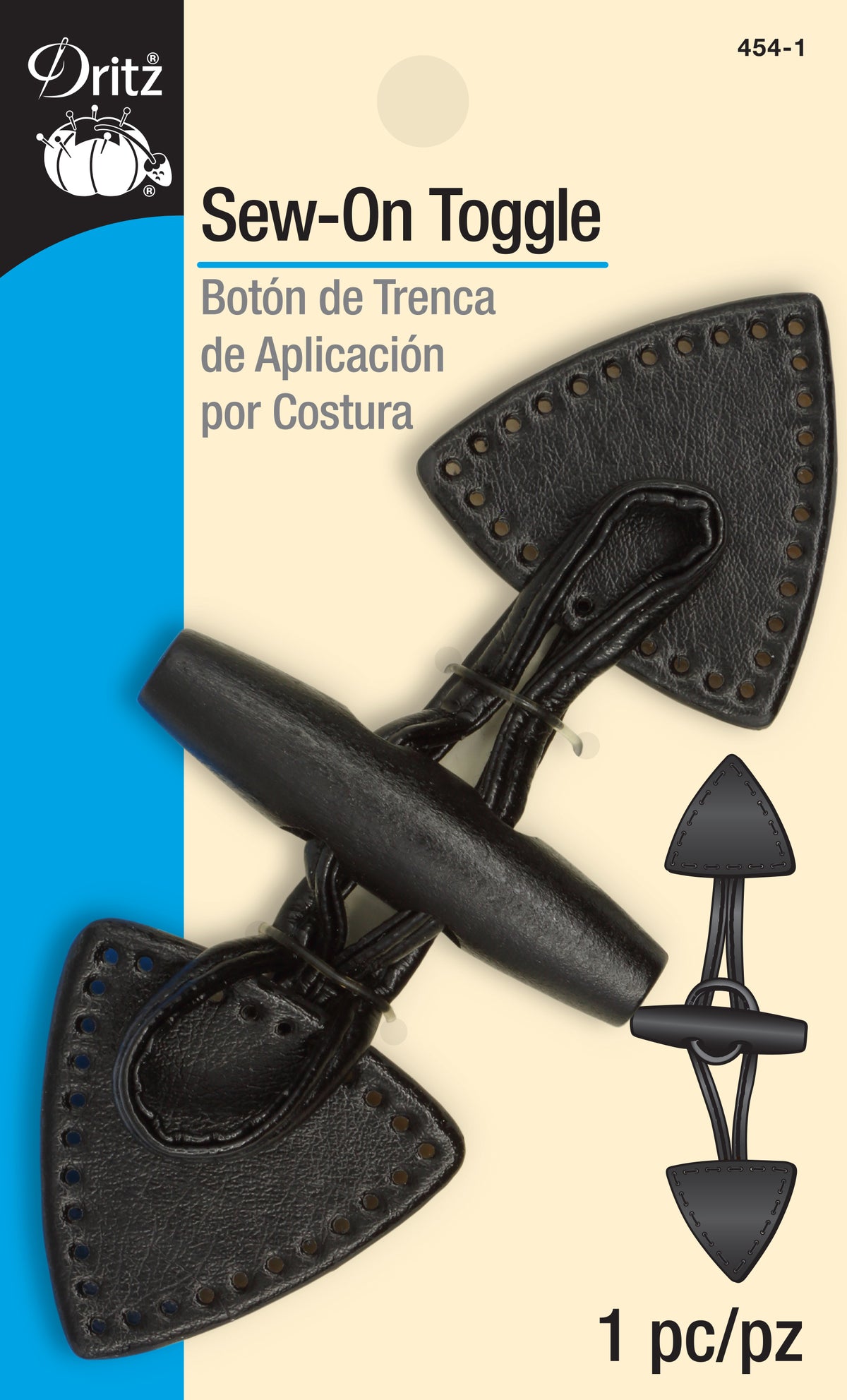 Sew-On Toggle, 1 pc, Black — Prym Consumer USA Inc.