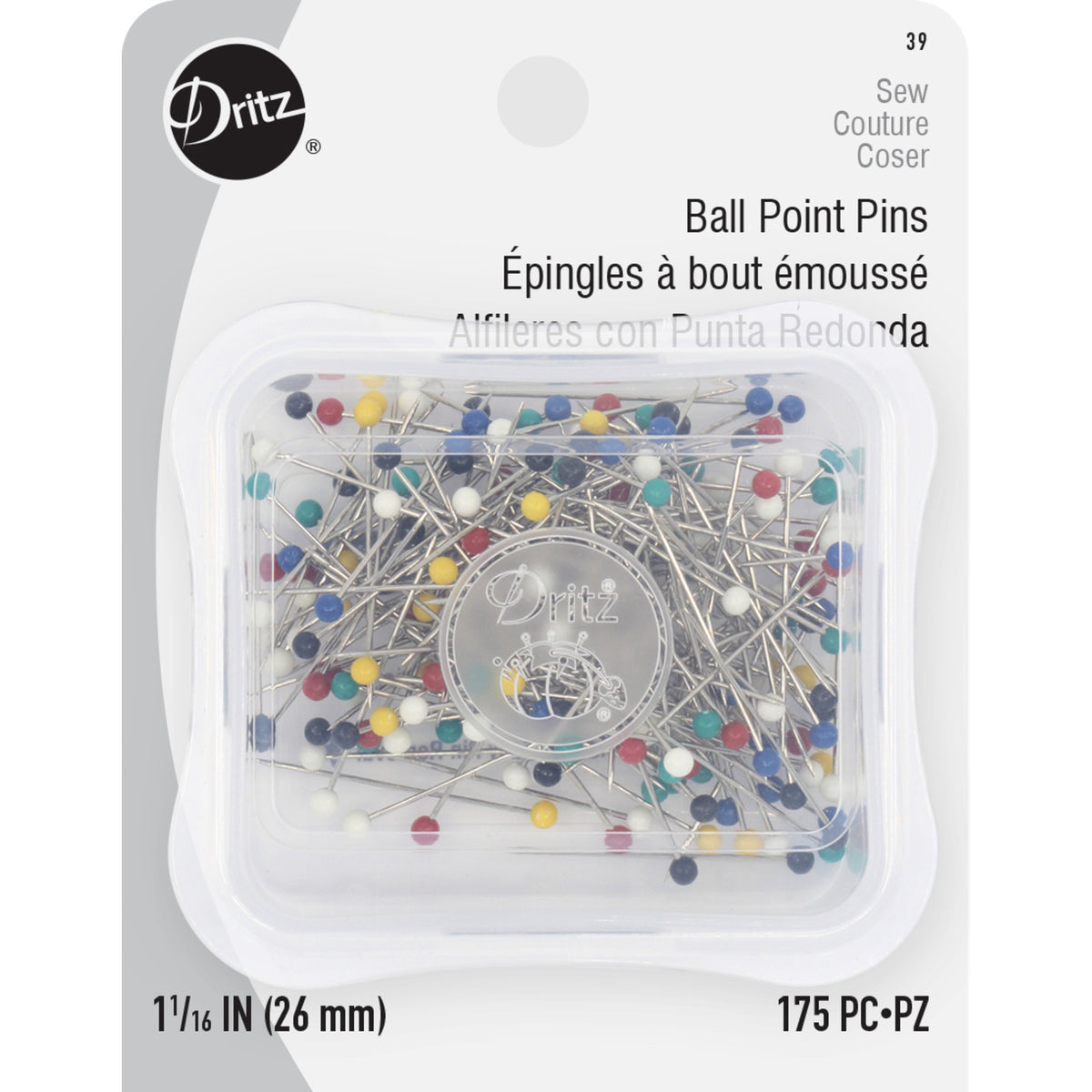 1-1/16" Ball Point Pins, Assorted, 175 pc — Prym Consumer USA Inc.