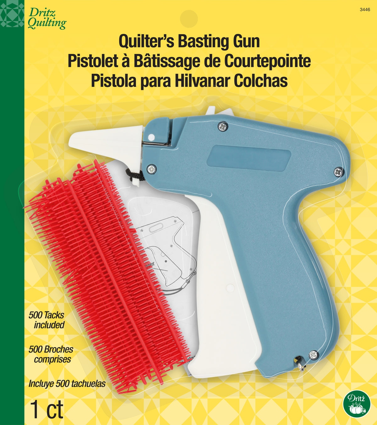 Quilters Basting Gun with Tacks — Prym Consumer USA Inc.