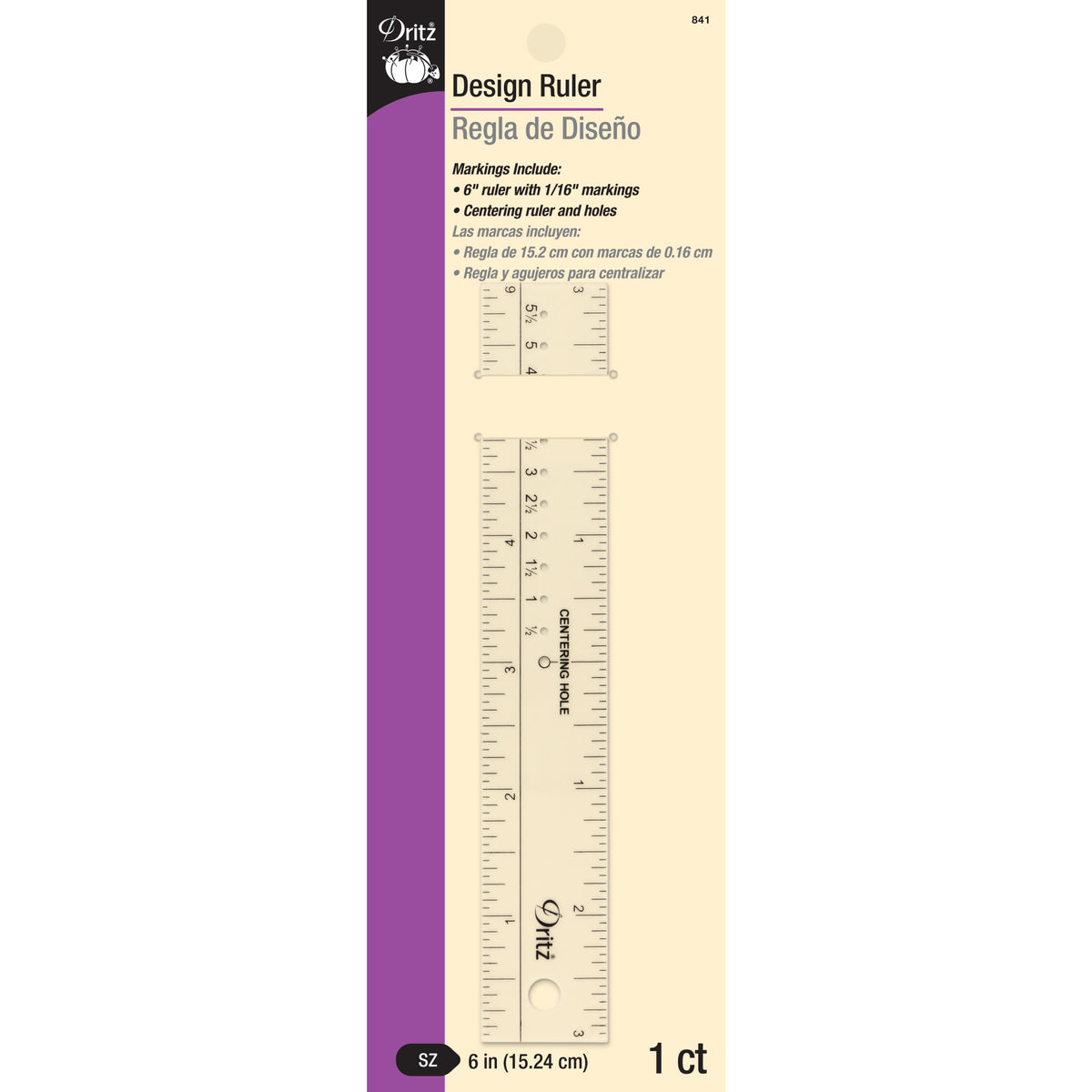 6" Design Ruler — Prym Consumer USA Inc.