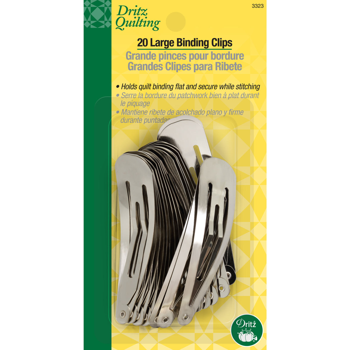 Large Binding Clips, Silver, 20 pc — Prym Consumer USA Inc.
