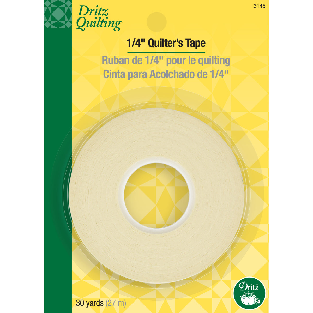 1/4" Quilters Tape, White, 30 yd — Prym Consumer USA Inc.