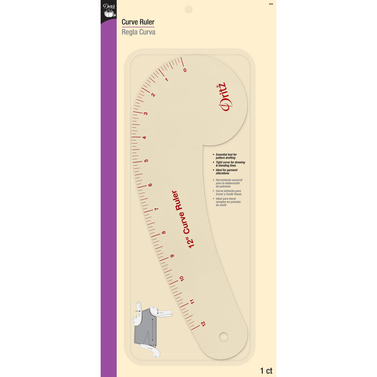 12" Curve Ruler — Prym Consumer USA Inc.